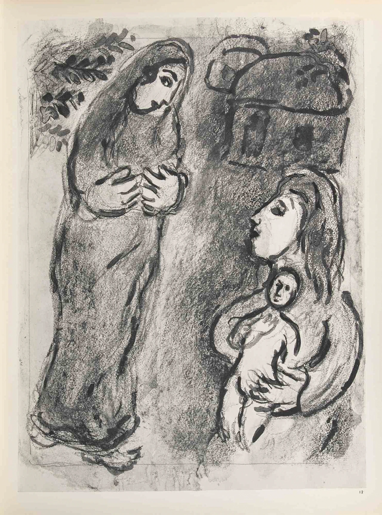 Marc Chagall, Agar, Sarah's Servant, Heliogravure 1960s-1970s | intOndo