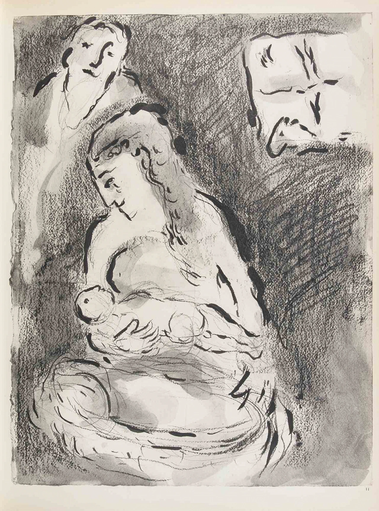 Marc Chagall, Agar, Sarah's Servant, Heliogravure 1960s-1970s | intOndo