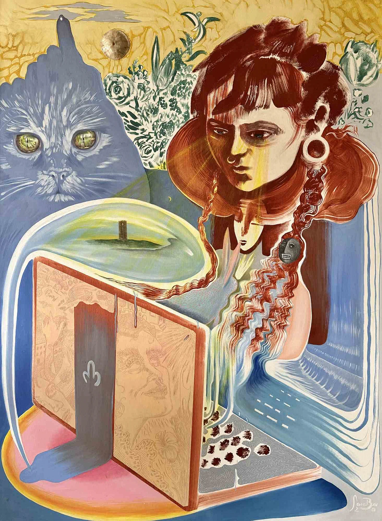 Sarah Bowyer, Multilevel, Oil on Canvas 2000s | intOndo