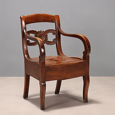 Chair Louis Philippe in walnut, 18th century | intOndo