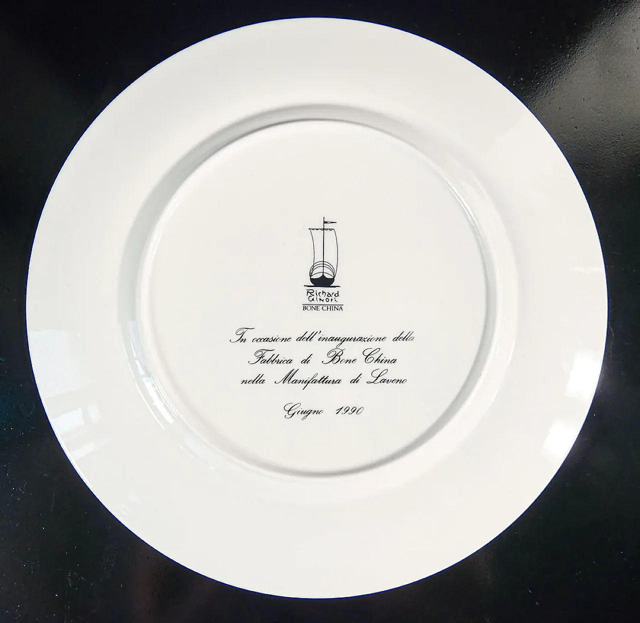 Porcelain plate by Guido Andlovitz for Richard Ginori, 1990s | intOndo