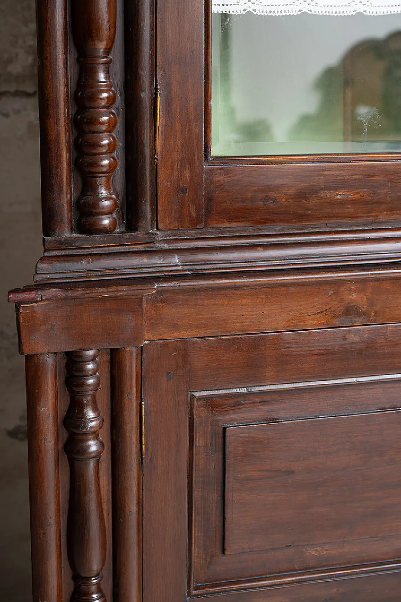 Angoliera Luigi Filippo Napoletana in massello di noce, primo '800 ...