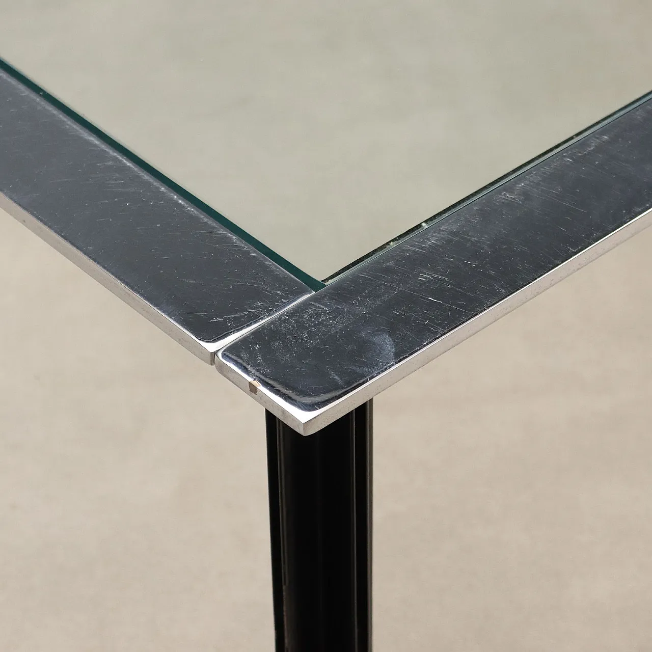 Chrome-plated side table by Luigi Caccia Dominioni for Azucena, 1950s ...